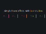 Simple Box Shadow Button Hover Animation Codemyui