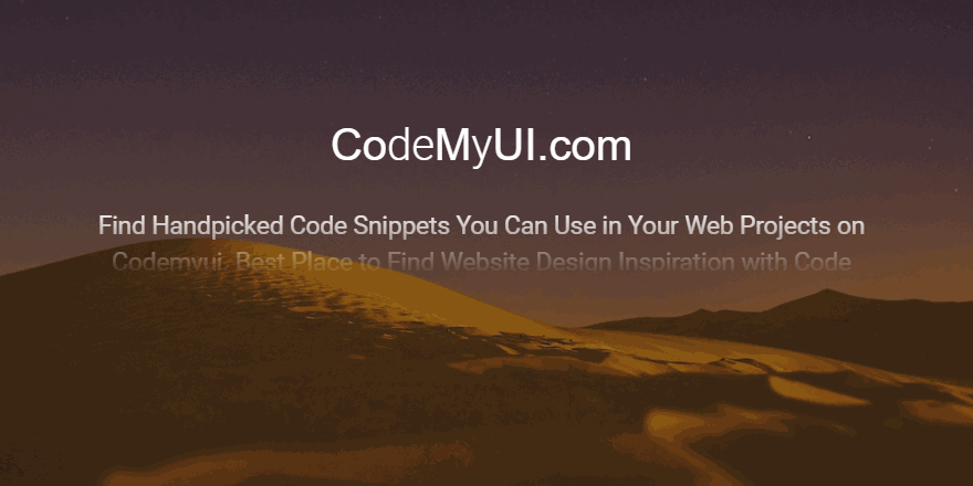 196 Text Animation Design Inspiration - HTML & CSS Snippets Ξ Page 10 Of 22 Ξ ℂ𝕠𝕕𝕖𝕄𝕪𝕌𝕀