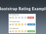 Bootstrap Rating Example Bootstrap Star Rating Example