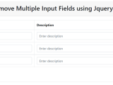 Laravel 8 Add Remove Multiple Input Fields Using Jquery