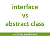 Interface Vs Abstract Class In Java Code Pumpkin