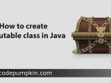 How To Create Immutable Class In Java Code Pumpkin