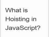 What Is Hoisting In Javascript Coder Advise