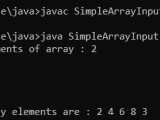 How To Take Array Input In Java Code Revise