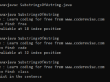 How To Find The Substring Of A String In Java Code Revise