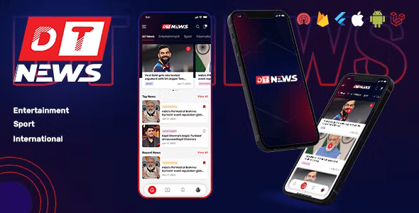 Dtnews Flutter News Application Admin Panel Codermarket