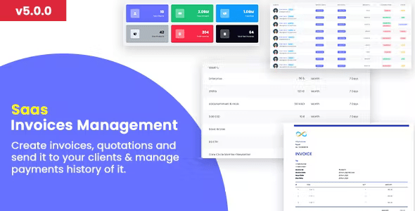 Invoice Saas Management System Invoices Saas Billing Management Laravel Invoice Management