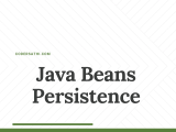 Java Beans Persistence Codersathi