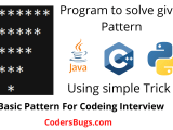 Program To Print Given Star Pattern In Java Using Simple Trick