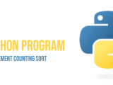 Python Program To Implement Counting Sort