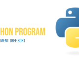 Python Program To Implement Tree Sort