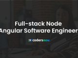 Full Stack Node Angular Software Engineer Codersnow