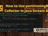 How To Use Partitioningby Collector In Java Stream Api Coderstea