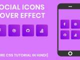 Social Media Icons Hover Effect Using Html Css Code4education