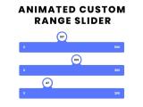 Custom Animated Range Slider Using Html Css Js Code4eduction