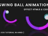 Amazing Swing Ball Animation Using Html Css Code4education