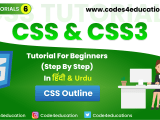 Css Outline Css Course For Beginners To Advanced 2021