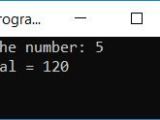 C Program To Find The Factorial Of A Number