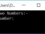 C Program To Swap Two Numbers