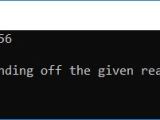 C Program To Round Off A Decimal Or Floating Point Number