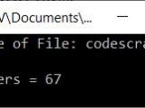 C Program To Count Characters Words And Lines In A File
