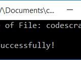 C Program To Delete A File