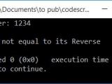 C Program To Determine Whether A Number Is Equal To Its Reverse