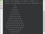 Java Program To Print Pyramid Pattern Of Alphabet
