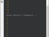 Java Program To Subtract Two Matrices