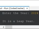 Java Program To Check Leap Year Or Not