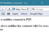 Php Comments