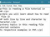 Php Read File