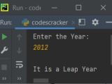 Python Program To Check Leap Year