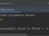 Python Program To Convert Kilometer To Miles