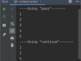 Difference Between Pass And Continue In Python