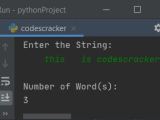 Python Program To Count Words In A String