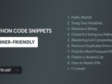 20 Essential Python Code Snippets For Every Beginner