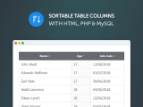 Php Mysql Table Sorting By Codeshack