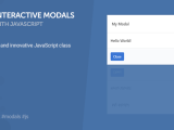 Interactive Modals With Javascript