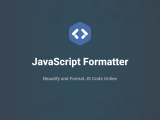 Javascript Formatter Beautify And Format Js Code Online