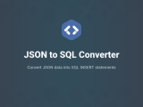 Json To Sql Converter Online Tool