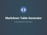 Markdown Table Generator Visual Editor Formatter