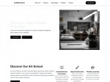 Art School Website Template