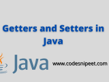 Getters And Setters In Java Explained Codesnipeet