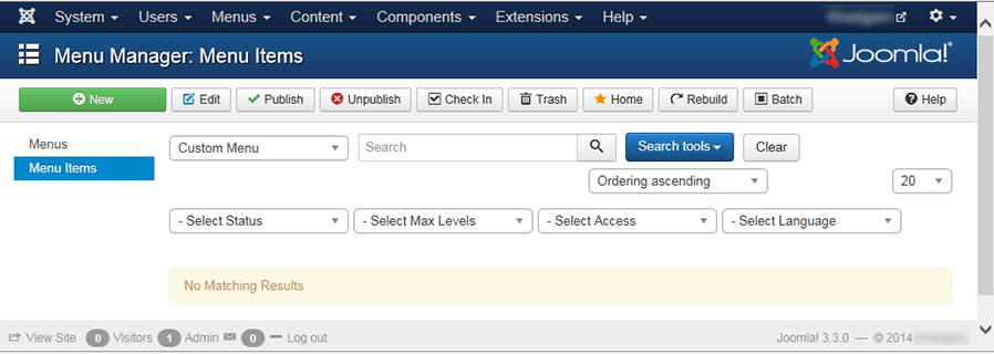 Joomla 3 Creating Menus And Menu Items Codesteps