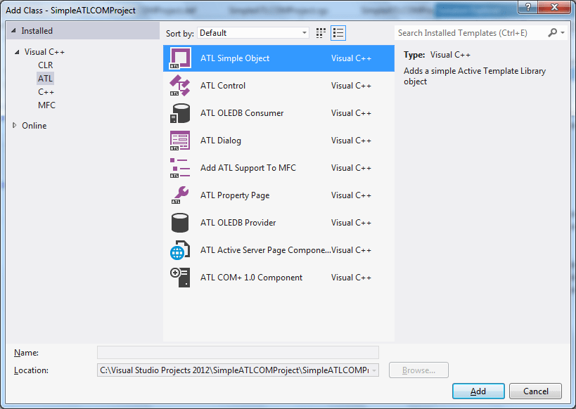 Visual C Creating An Atl Com Component Part 2 Codesteps