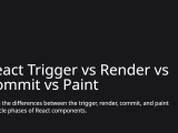 React Trigger Vs Render Vs Commit Vs Paint Codesweetly