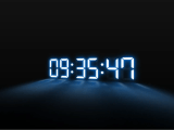Glowing Neon Clock Html Css Js Animated Digital Clock Ui Codetap