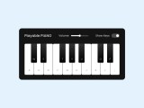 Playable Piano Html Css Js Codetap