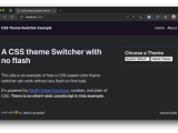 Build A Css Theme Switcher With No Flash Of The Wrong Theme